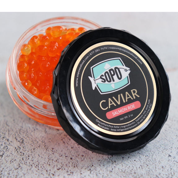 Salmon Roe | Buy Red Caviar Online – SoPo Seafood